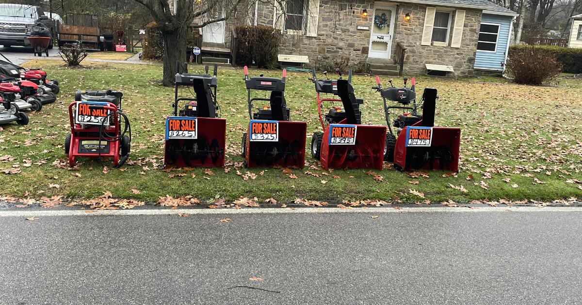 SNOW BLOWERS / GENERATOR FOR SALE for $42345 in Wallingford, PA | For ...