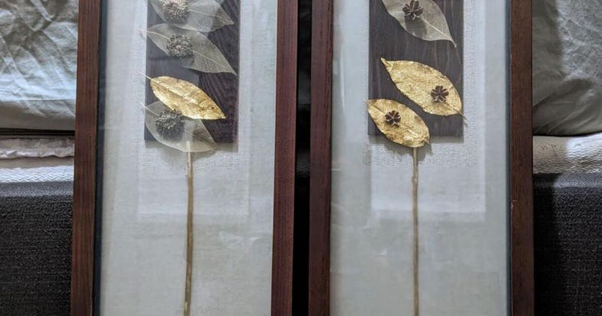 Gold Leaf 3D Wall Art/Shadow Box for $70 in La Quinta, CA | For Sale ...