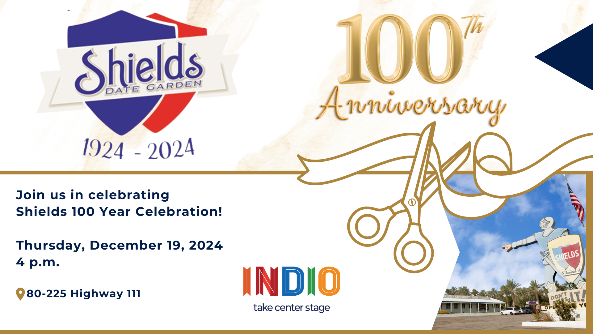 Join us in celebrating 100 years of Shields Date Garden, an iconic part ...
