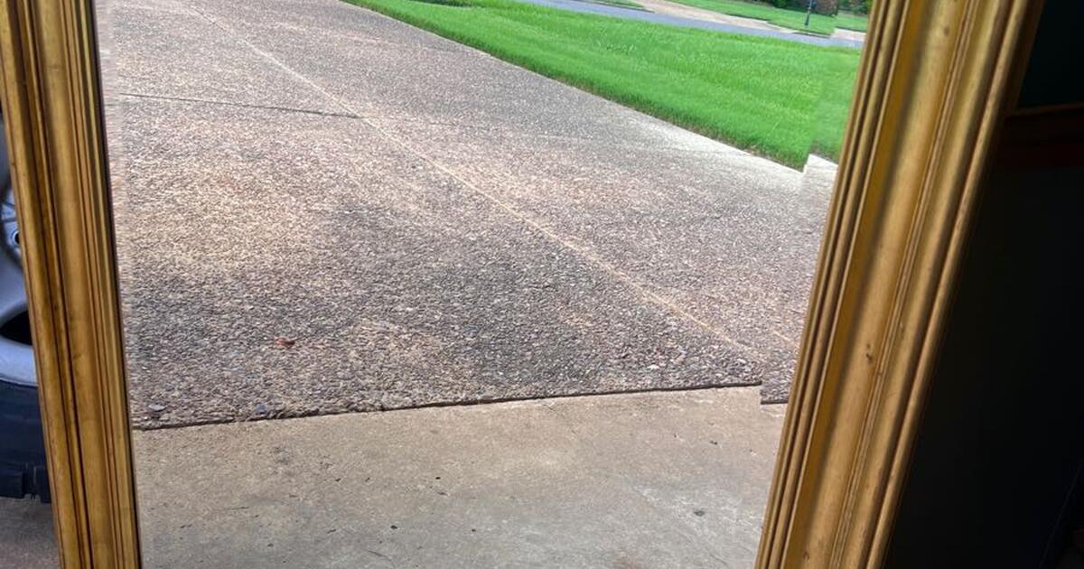 PPU Stunning Large Gold Mirror 37” x 48” for $30 in Memphis, TN | For ...