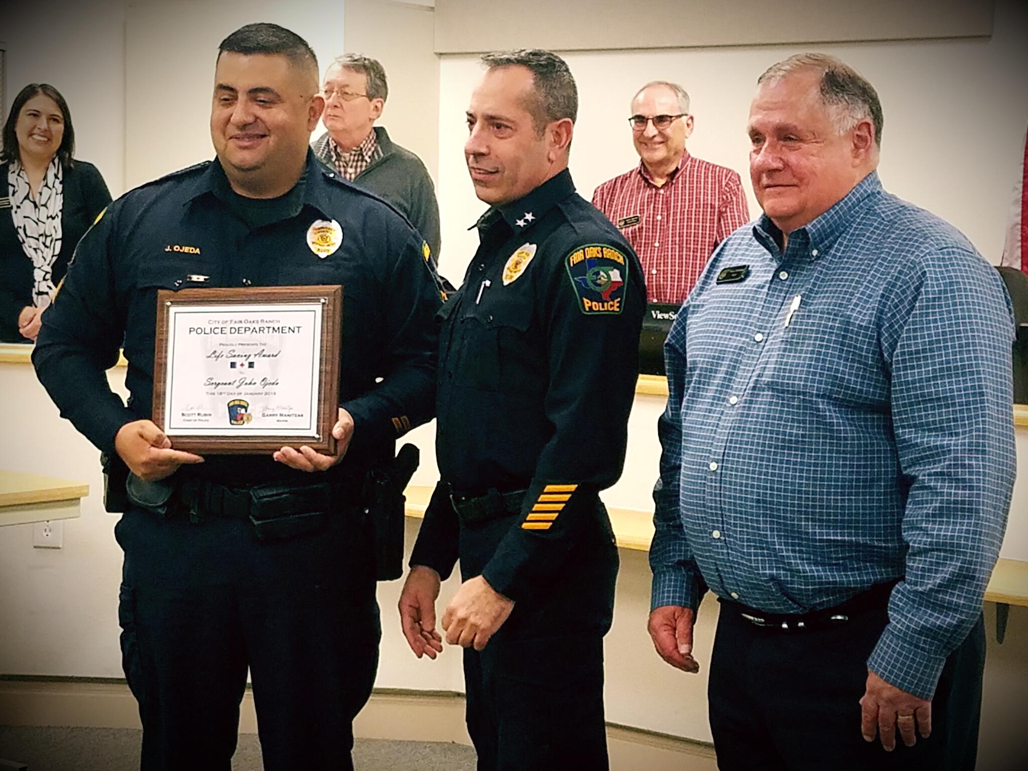 Police Dept. Awards Ceremony at City Council (Fair Oaks Ranch Police ...
