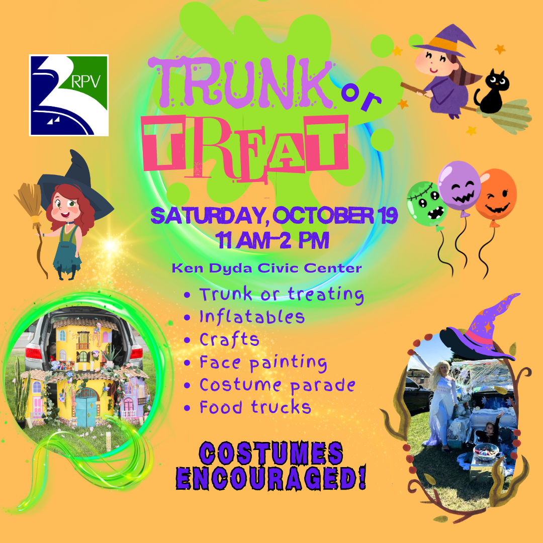 🎃🦇 Don't miss Trunk or Treat on October 19 at the Ken Dyda Civic Center ...