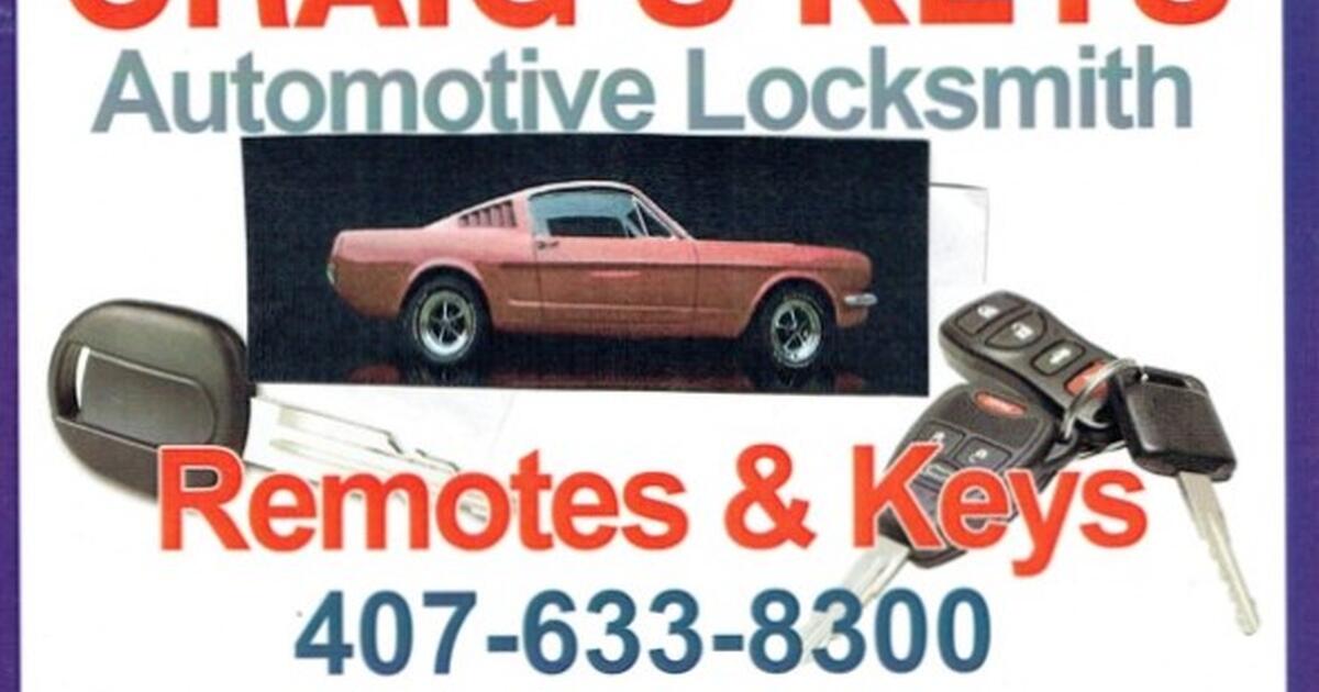Car Keys & Remotes - Computer Programming for $1 in Orlando, FL | For ...