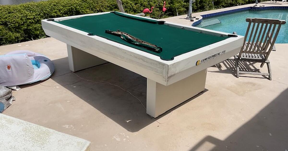 Regulation size outdoor or indoor pool table base. for $150 in ...