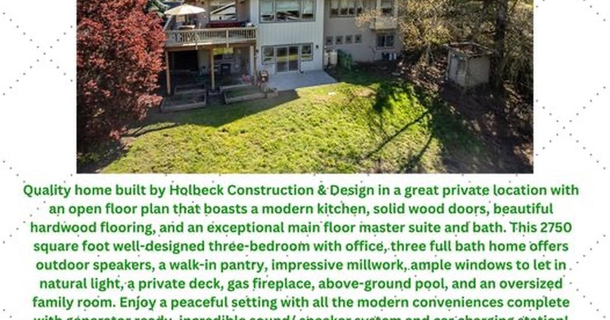 Custom home on a private road. for $720000 in Camano Island, WA | For Sale & Free — Nextdoor