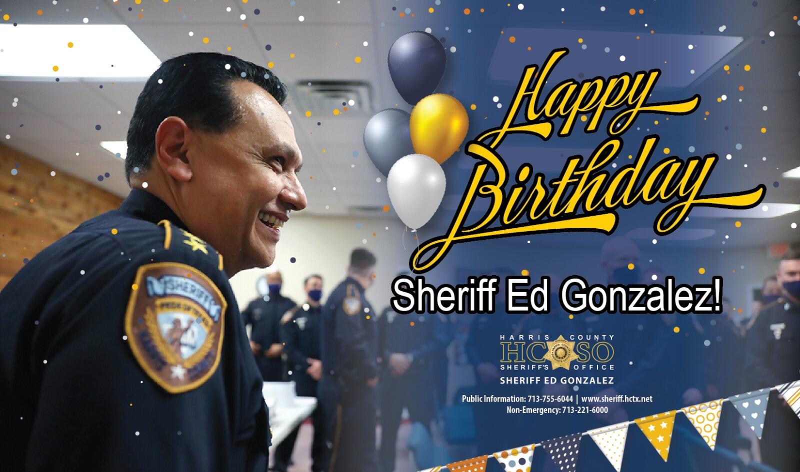 Happy birthday, Sheriff! (Harris County Sheriff's Office) — Nextdoor ...
