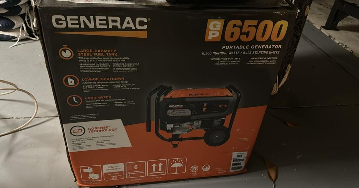 Generac GP6500 Portable Generator for $450 in Thornton, CO | For Sale ...