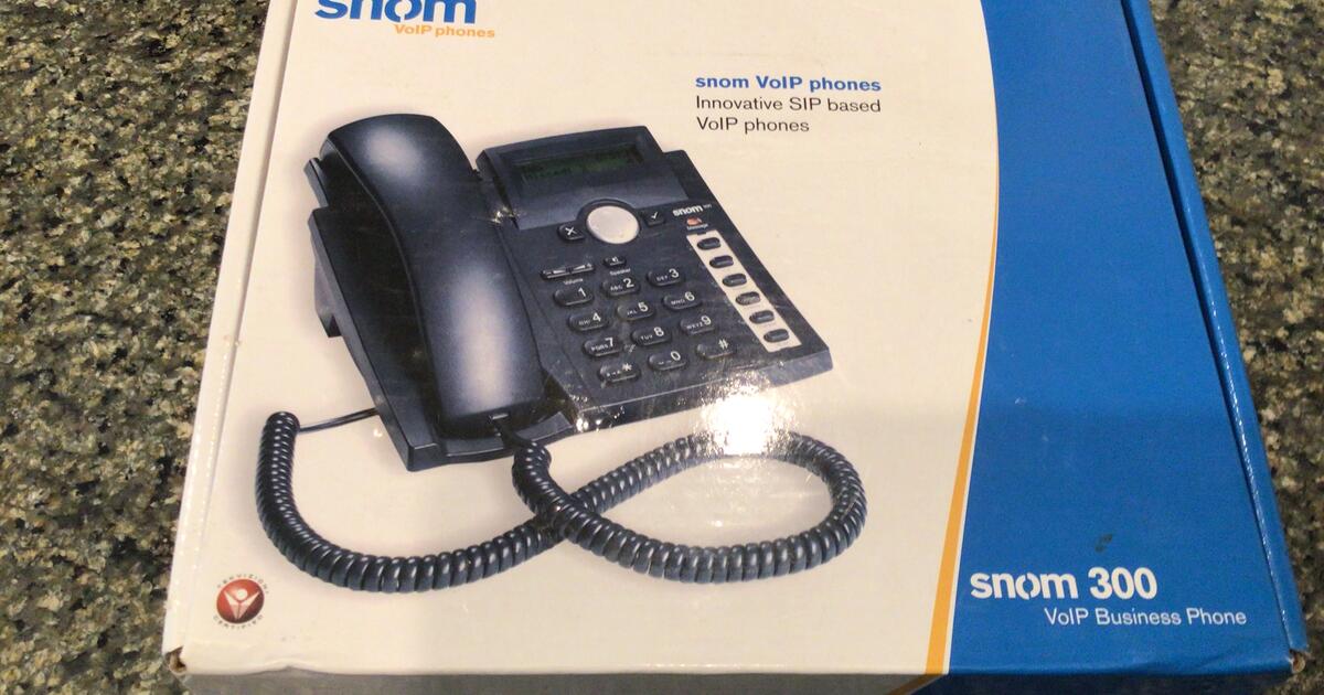 New in Box - SNOM 300 VOIP Business Phone for $10 in Houston, TX | For ...