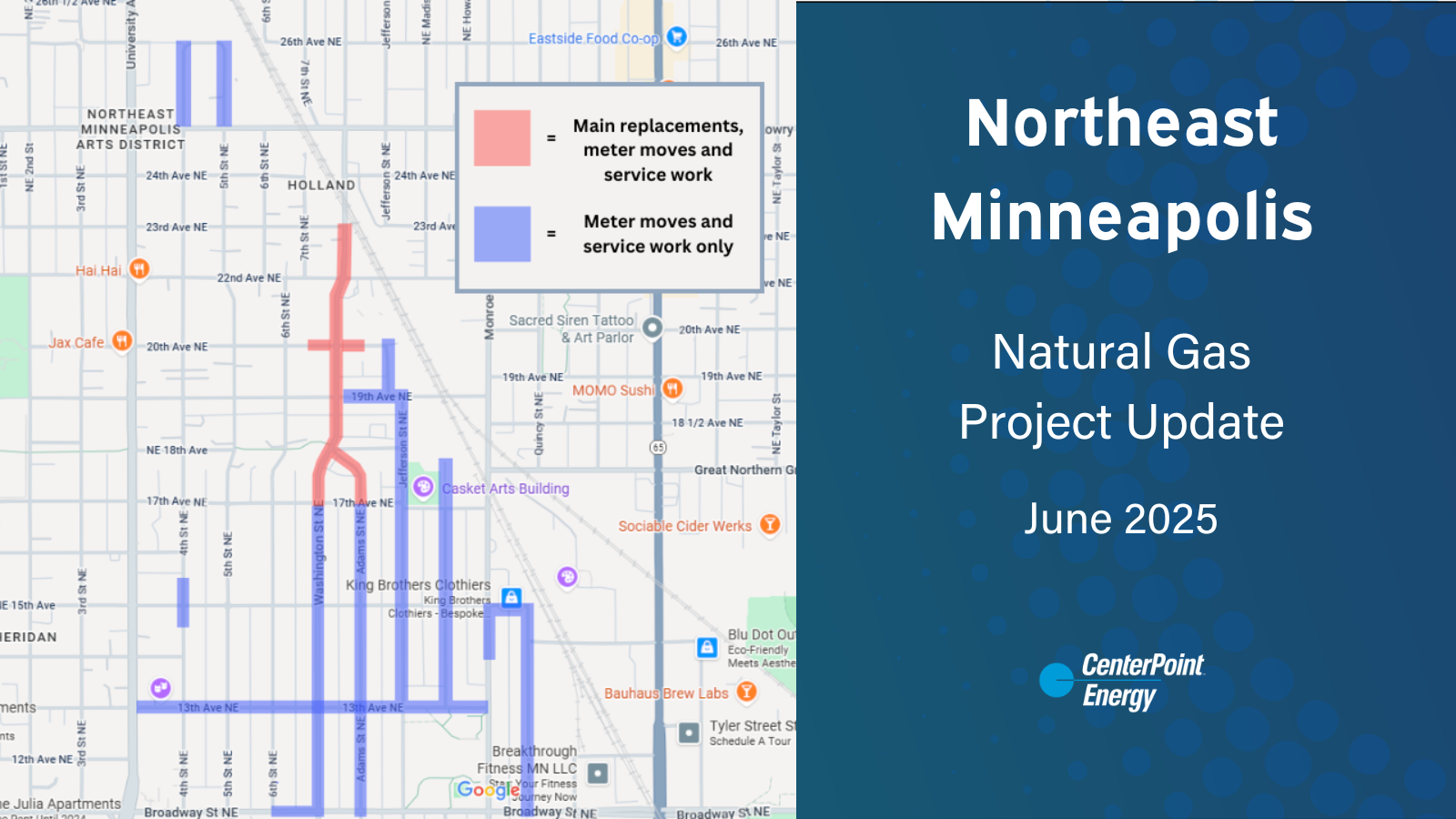 Natural gas infrastructure project in Northeast Minneapolis ...