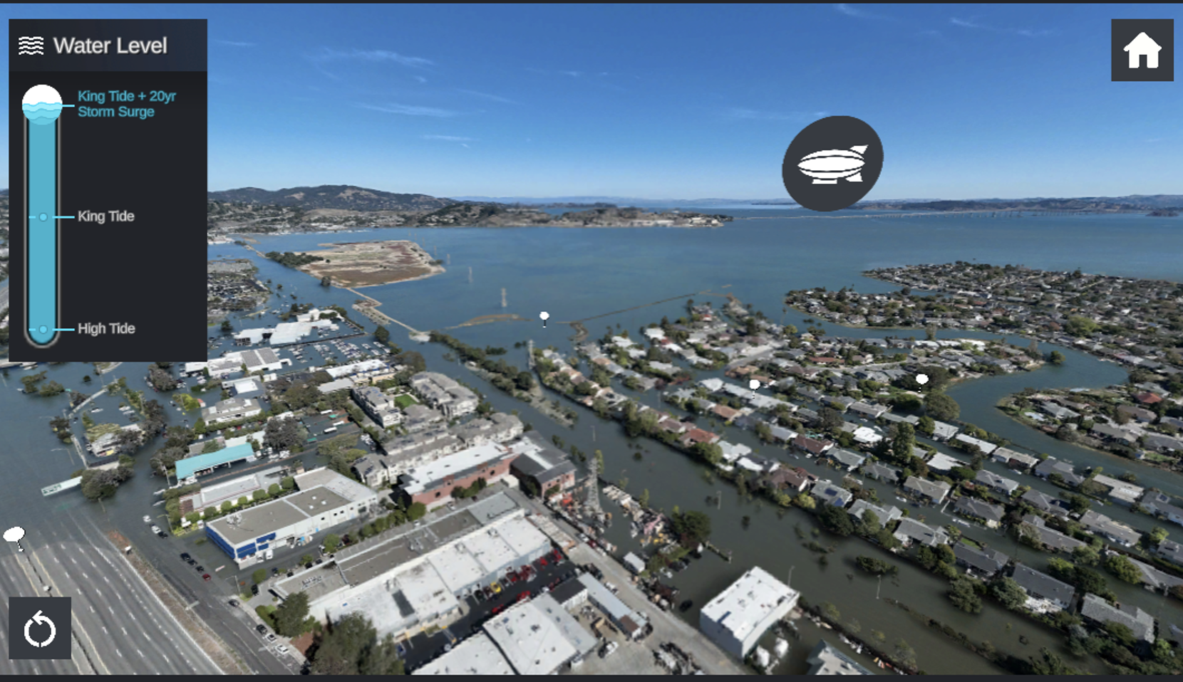Corte Madera’s interactive Shoreline Flood Explorer is now live! (Town ...