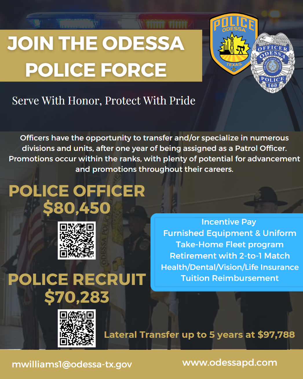 OPD is Hiring! (Odessa Police Department) — Nextdoor — Nextdoor