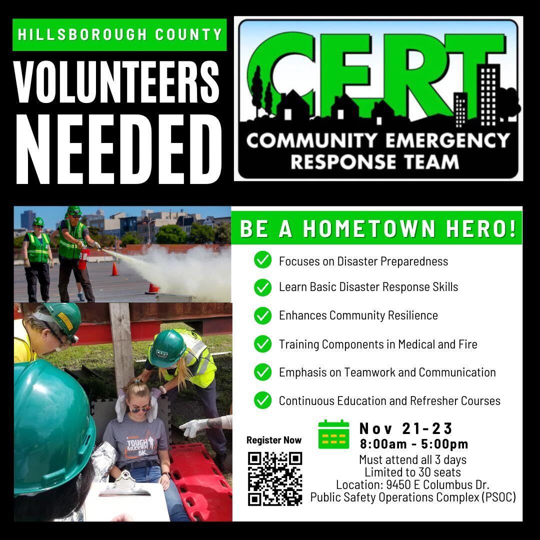 Before, during, and after disasters, Community Emergency Response Team ...