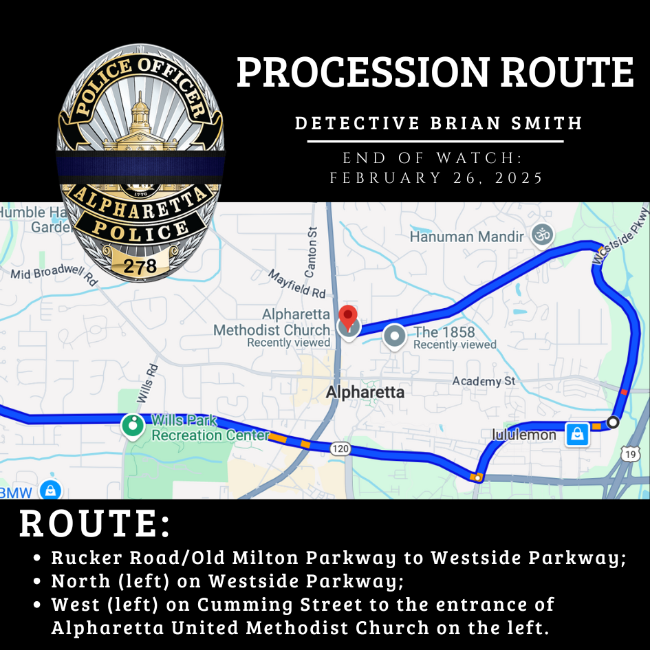 On Tuesday, we will we come together as a family, a department, and a ...