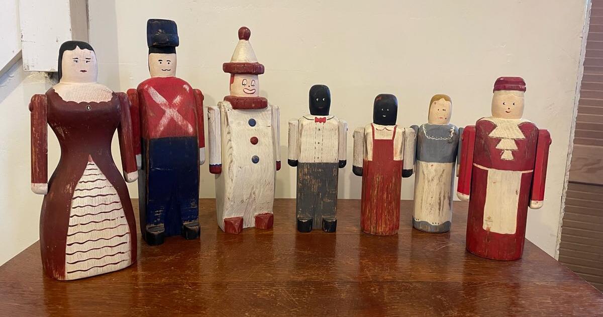 Vintage Primitive Hand Carved Figures for $20 in Worcester, MA | For ...