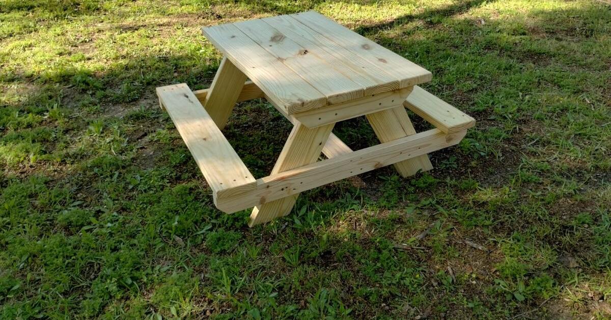 Handmade Kids picnic table for $100 in Magnolia, TX | For Sale & Free ...