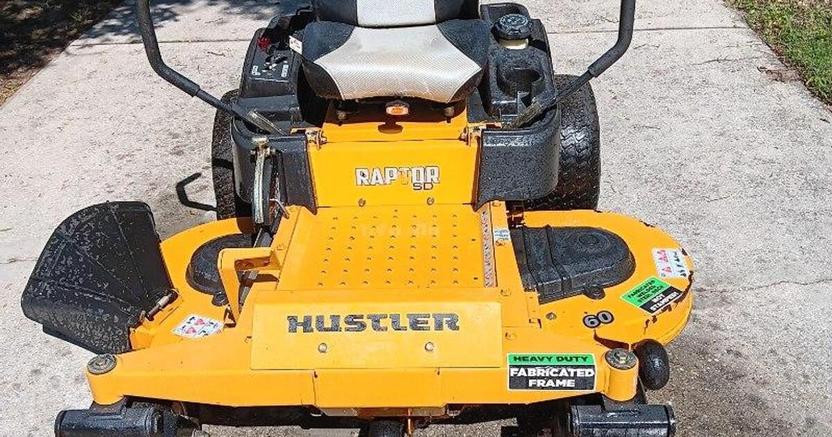 Hustler Raptor SD Zero Turn Mower 60 inch deck for $2850 in Lady Lake ...