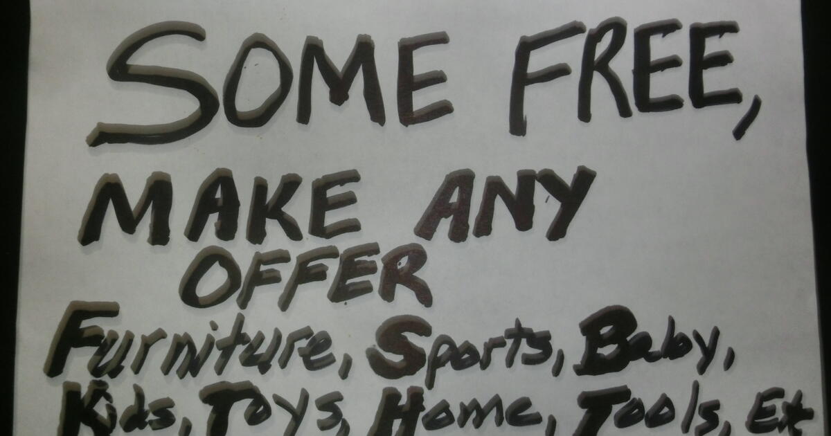 SOME FREE, MAKE ANY OFFER: Furniture, Sports, Baby, Kids, Toys, Home ...