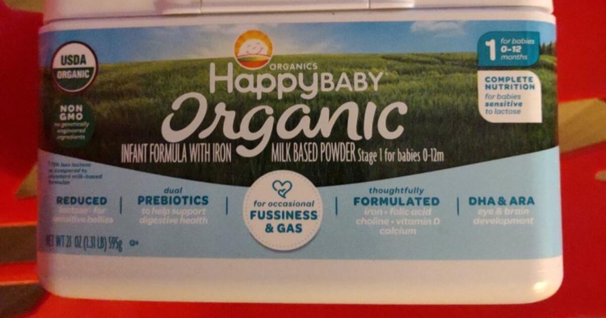 (FREE) 2 Tubs Organic Happy Baby Formula for Free in Middle River, MD ...