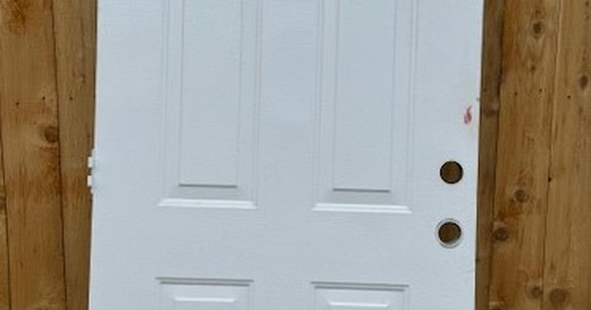 Exterior Steel Door w/ 4 window panels for $50 in Houston, TX | For ...