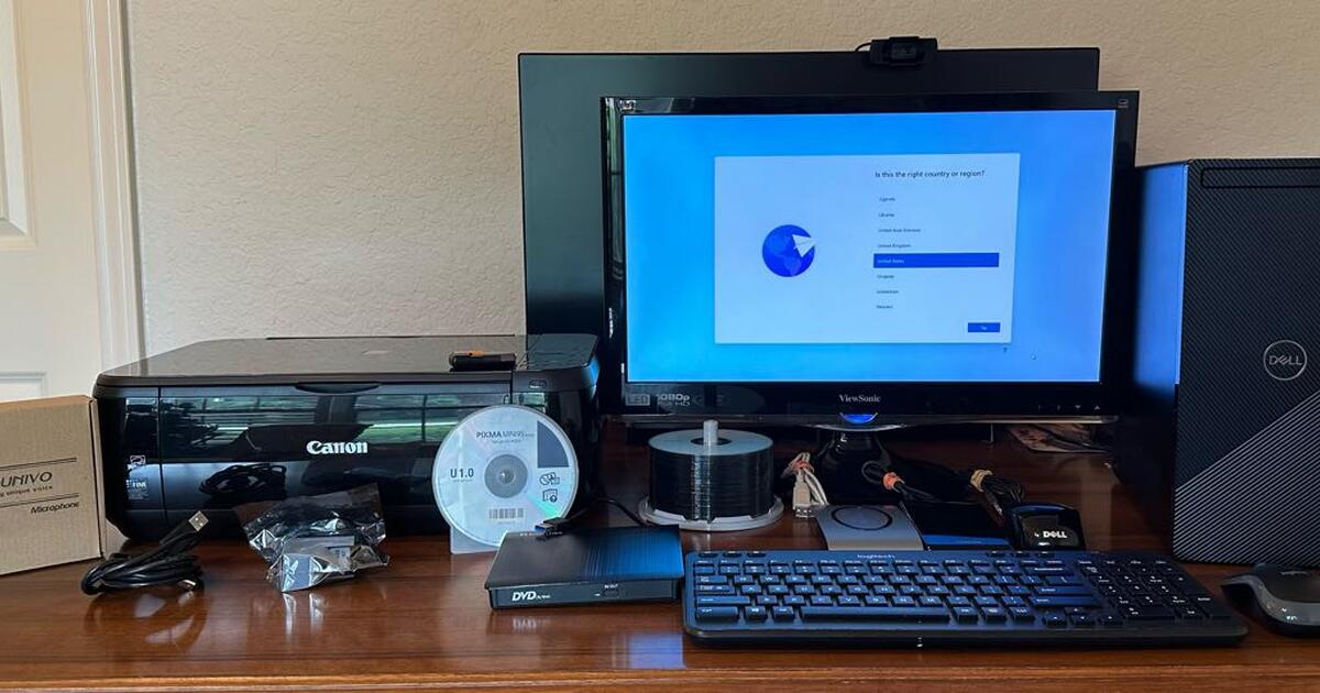 Dell Inspiron 3880 Desktop Computer $280 + Canon Printer + More- LARGE BUNDLE $250 for Free in ...