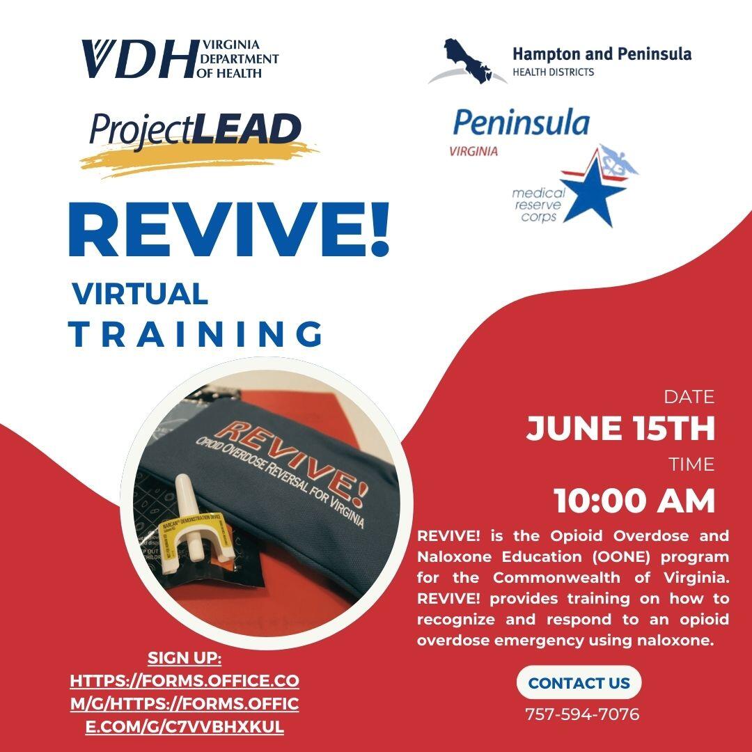 Peninsula Medical Reserve Corps is offering free Virtual REVIVE ...