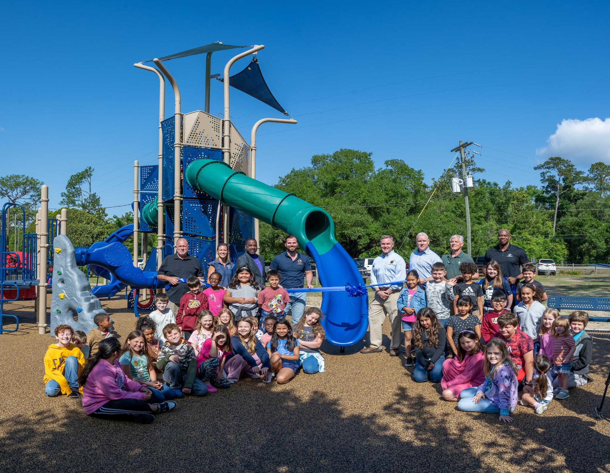 Yesterday, we celebrated the opening of the new Fort Braden playground ...