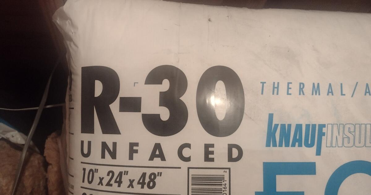 R30 UNFACED R13 FACED FIBERGLASS INSULATION ROLLS for $1 in Edgewater ...