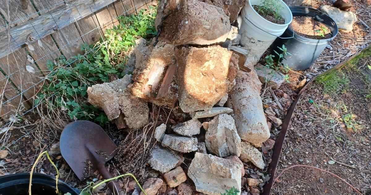 Free Awesome Concrete Chunks for Free in Kingsland, TX | For Sale ...