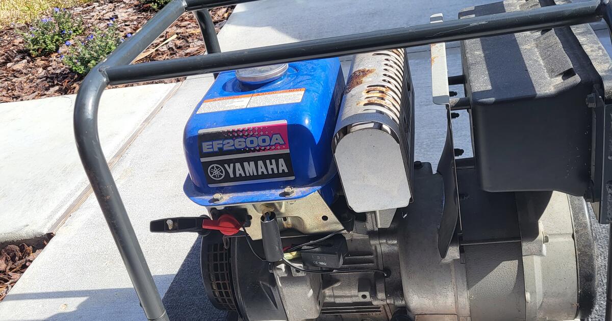 Yamaha generator 2600w PRICE REDUCED for $100 in Homosassa, FL | For ...