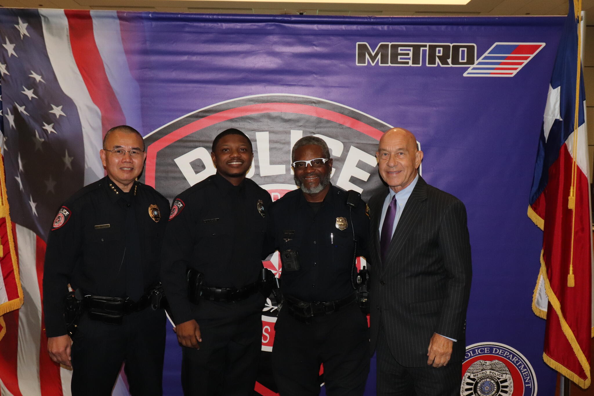 Today marks a historic milestone for Houston METRO's Police Department ...