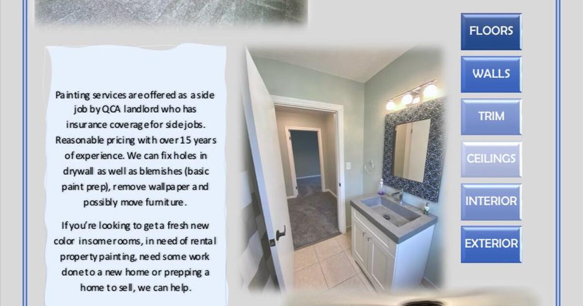 Need something painted? for Free in Bettendorf, IA | For Sale & Free — Nextdoor