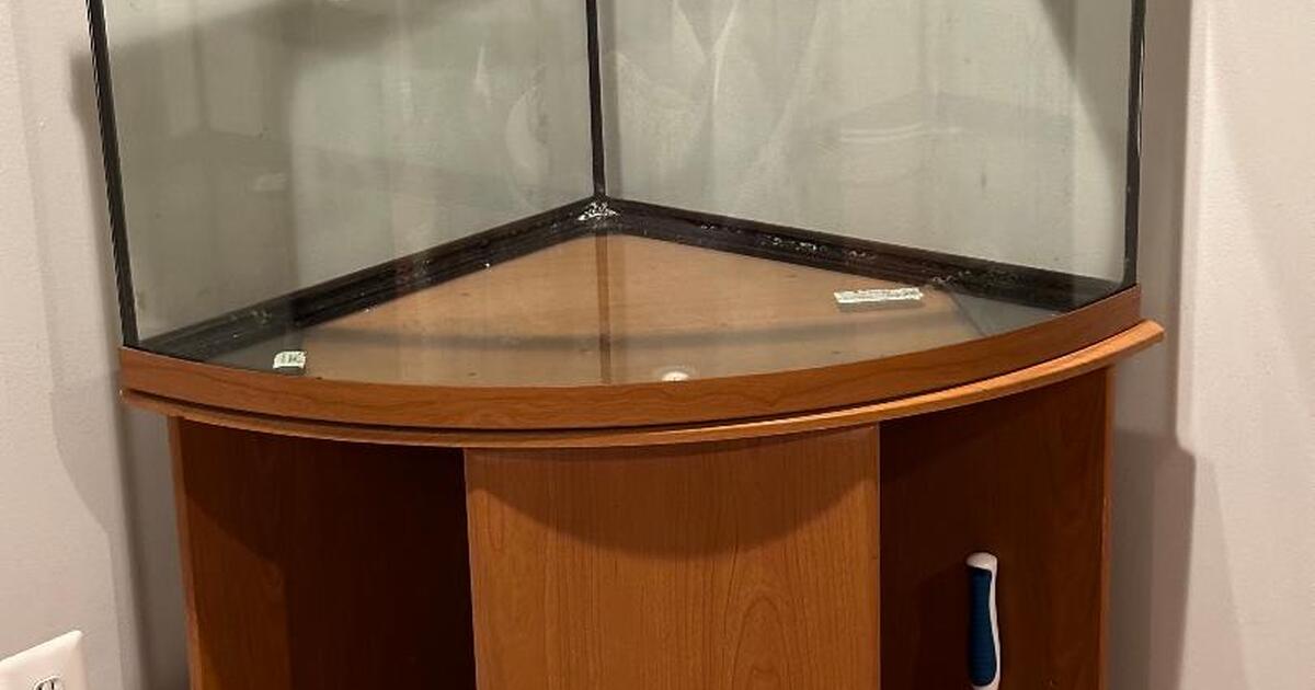 Corner Aquarium with Stand - 55G for $225 in Bowie, MD | For Sale ...