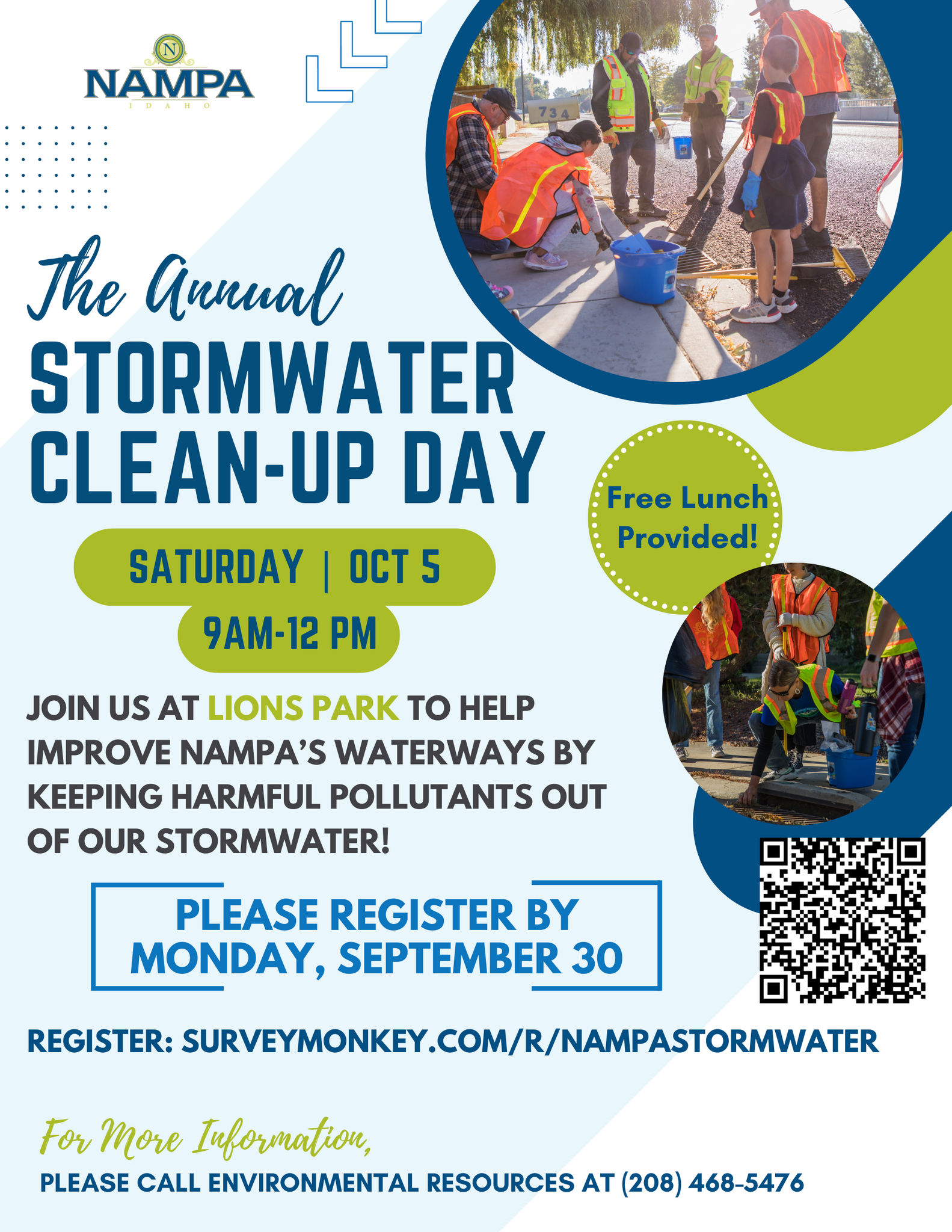 PRESS RELEASE // Volunteers Needed for Nampa’s 13th Annual Stormwater ...