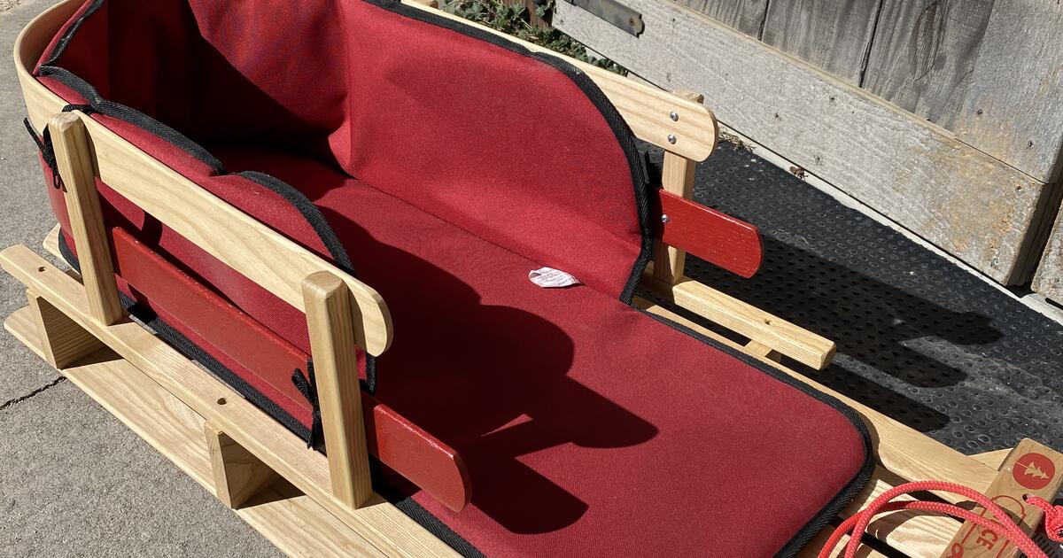 LL Bean Wooden Sled (large size) with Cushion for $75 in Monument, CO ...