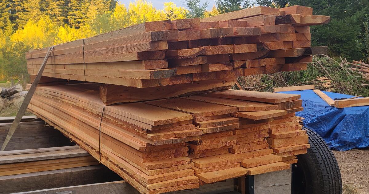 Doug-fir and cedar lumber, bandsawn, roughcut for $1 in Olympia, WA ...