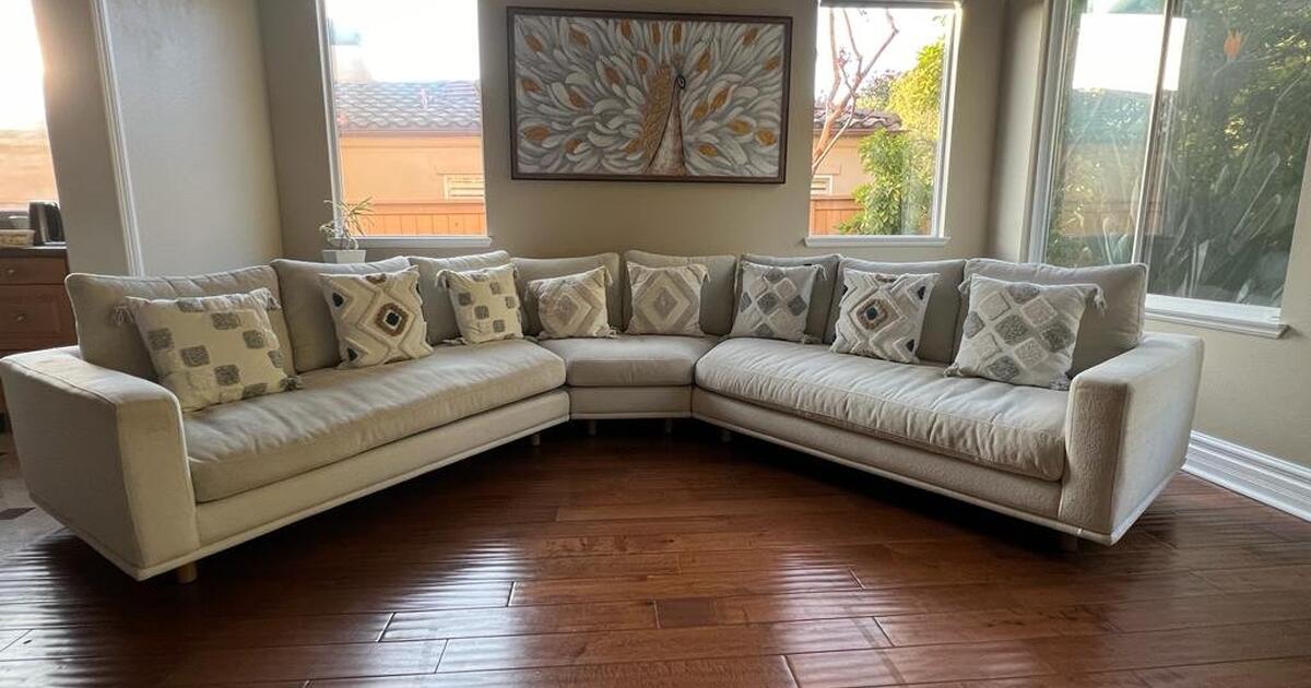 Four Hands Dom Modular 3 Piece Sofa. Used-1 Year Only. $910 Or Best ...