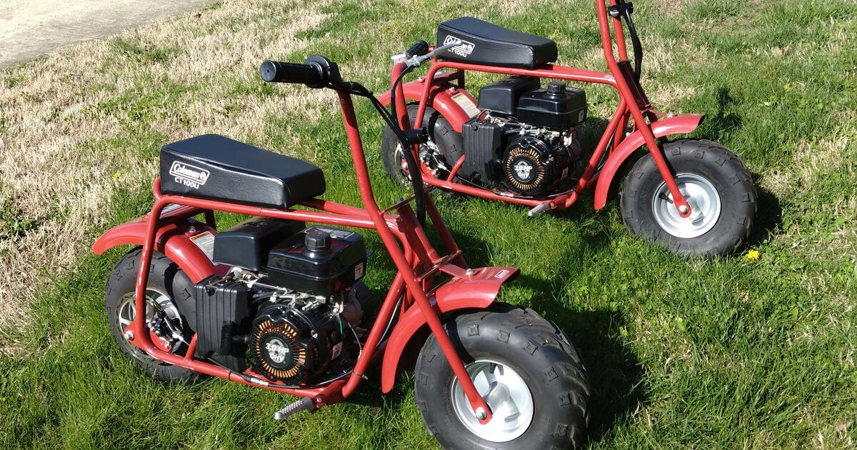 Two Coleman CT100U Mini Bikes for $700 in Greensboro, NC | For Sale ...