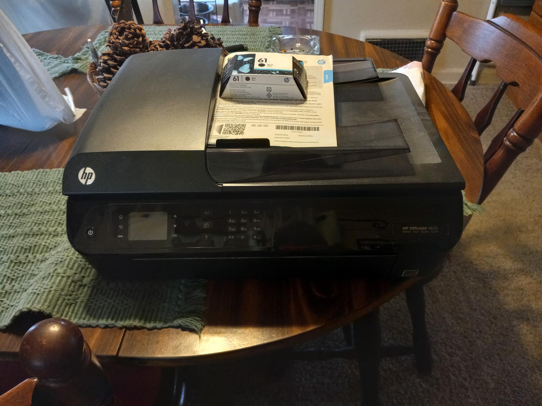 HP 4360 4 in 1 wireless printer. Excellent condition with extra black ...