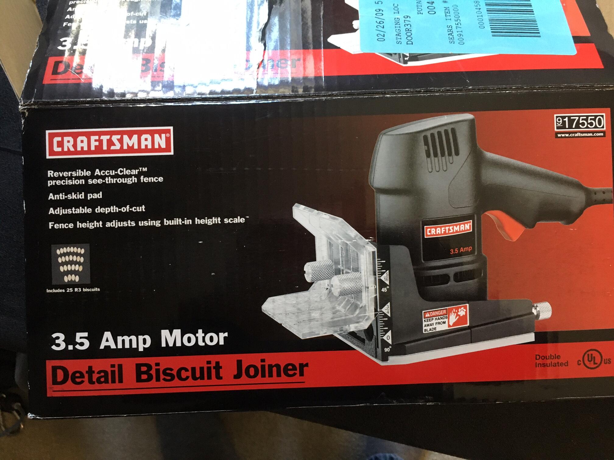 Craftsman 17550 Detail Biscuit Joiner for $15 in Nashville, TN | For ...