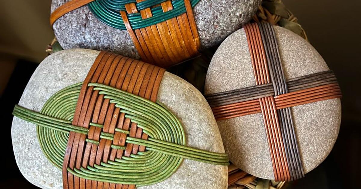 Leather wrapped rocks for $30 in Yuma, AZ | For Sale & Free — Nextdoor