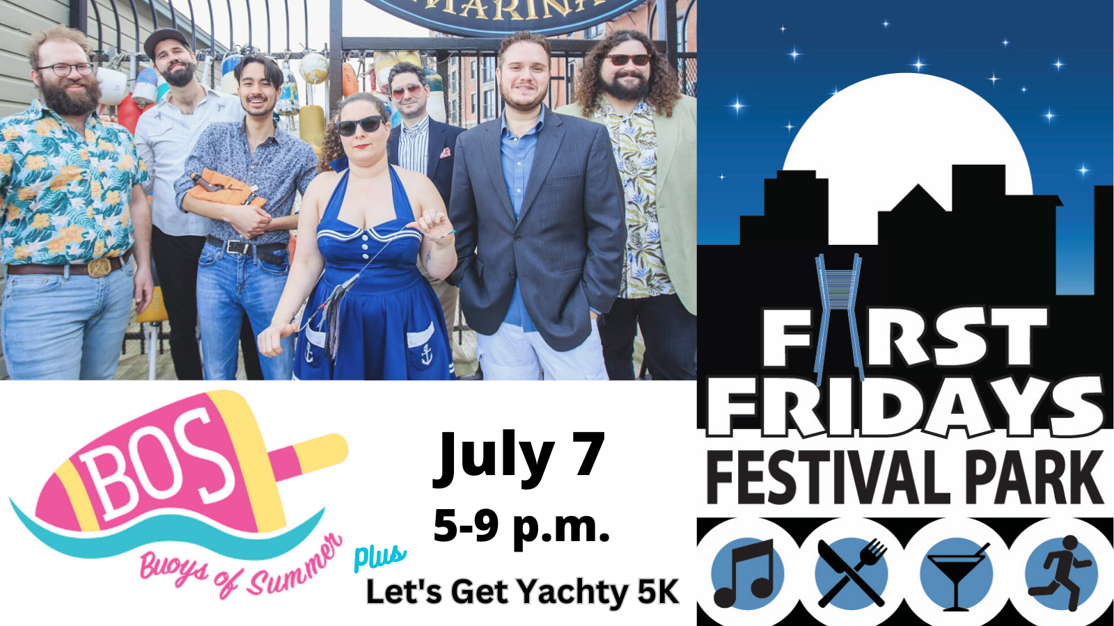 ⛵ Mark your calendar for First Fridays this Friday, July 7, featuring ...