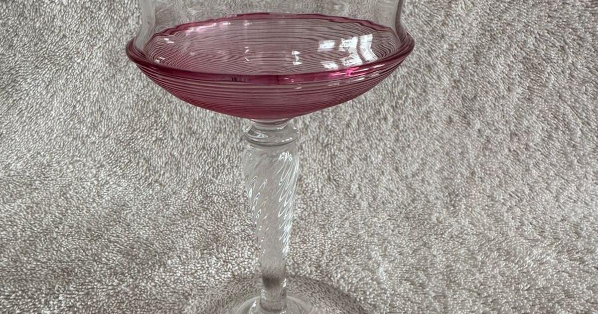 Pink crystal stemware for $19 in Beavercreek, OH | For Sale & Free ...