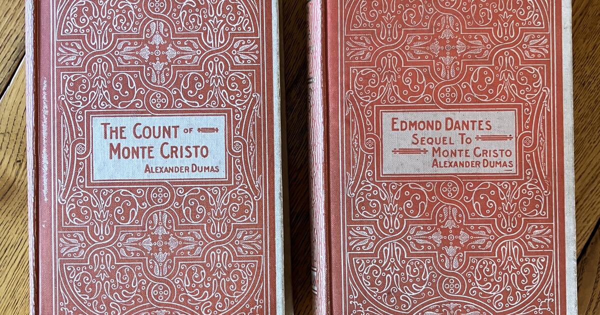 1908 THE COUNT OF MONTE CRISTO & EDMOND DANTES – A TWO-VOLUME SET for ...