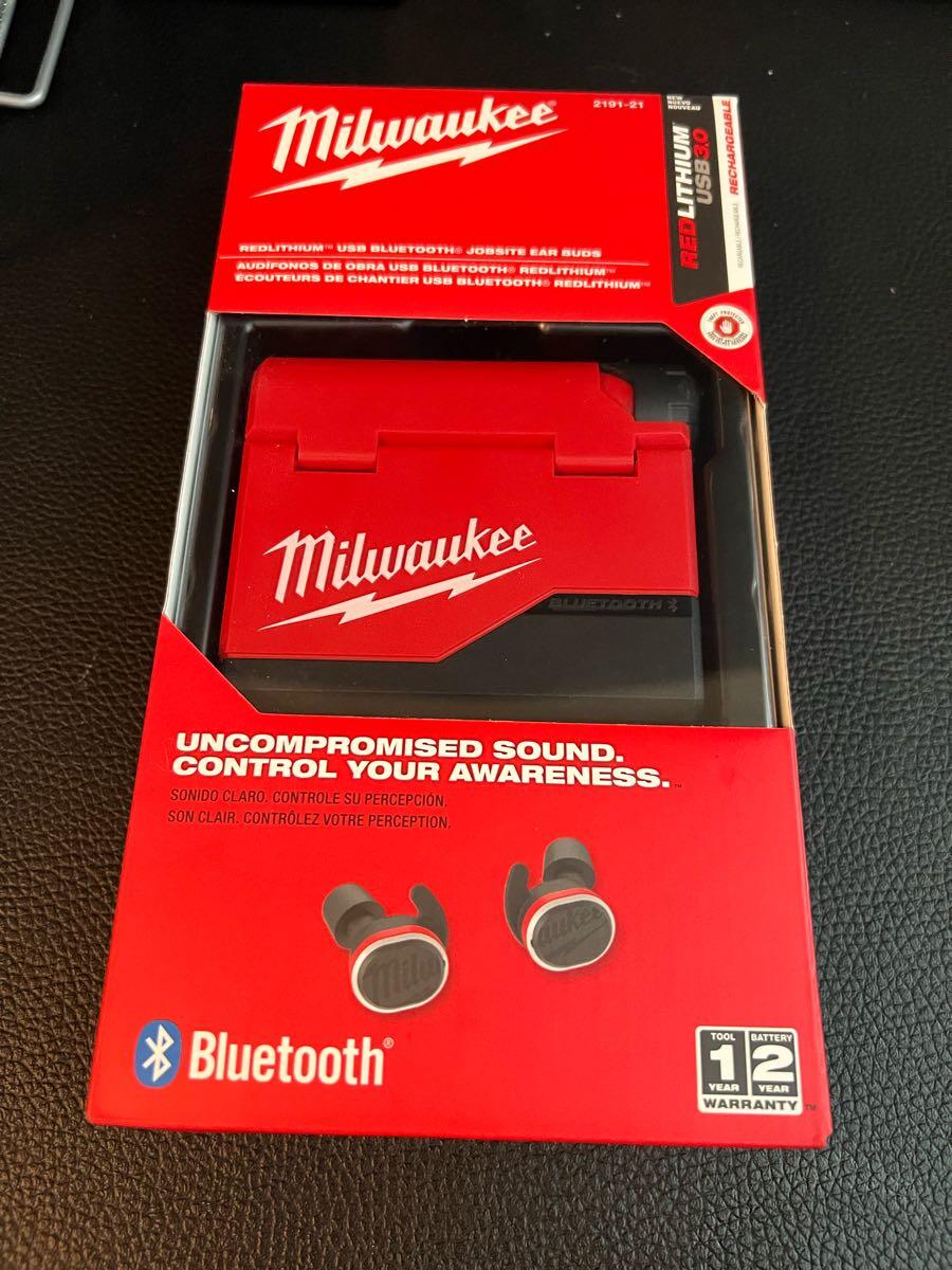 BRAND NEW IN BOX - Milwaukee Tool Redlithium USB Bluetooth Jobsite Ear ...