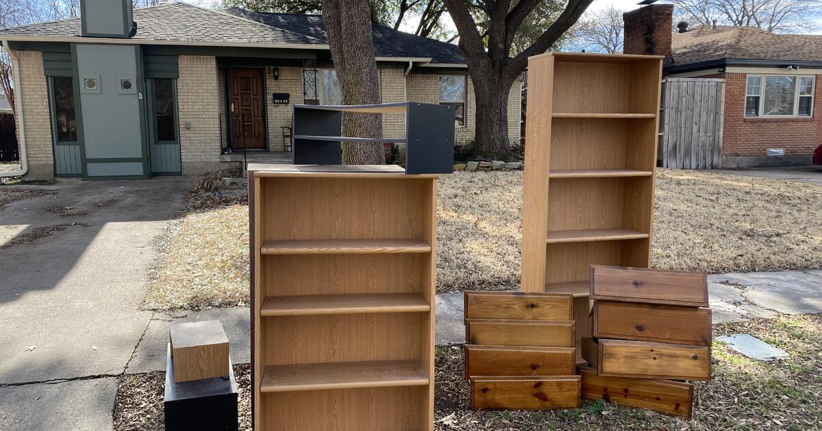 FREE bookshelves, shoe racks, drawers for Free in Dallas, TX | For Sale ...