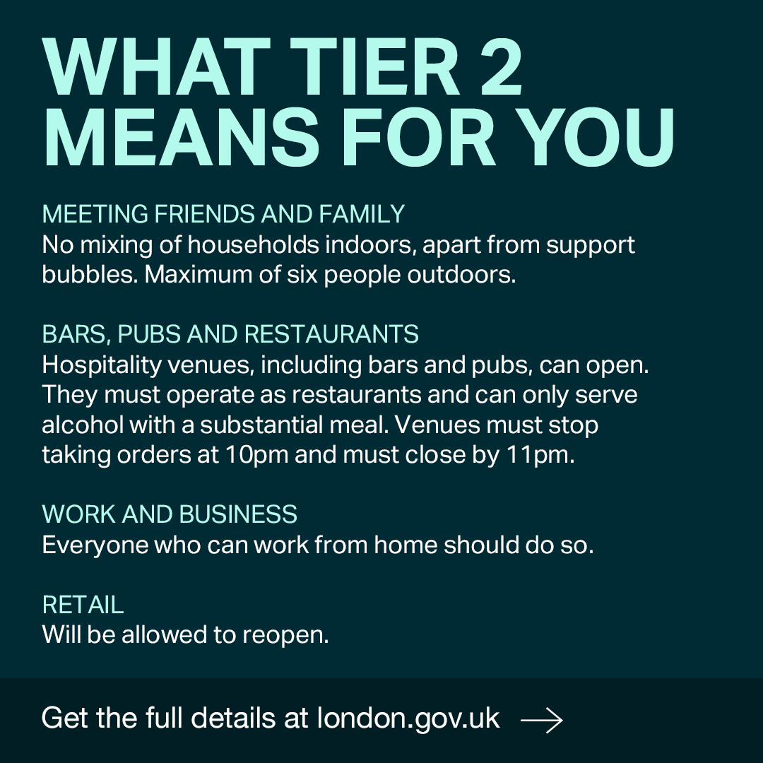 What Tier 2 means for London (Mayor of London) — Nextdoor — Nextdoor