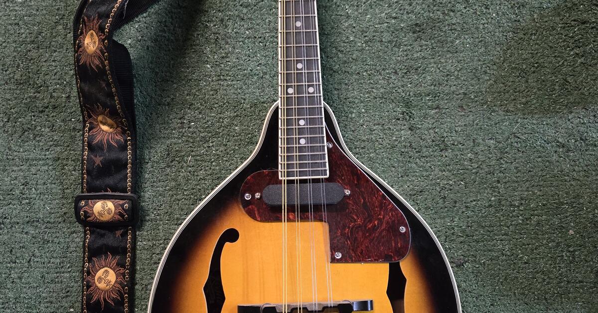 LIKE NEW Rogue RM110AE Acoustic-Electric A-Style Mandolin Sunburst for ...