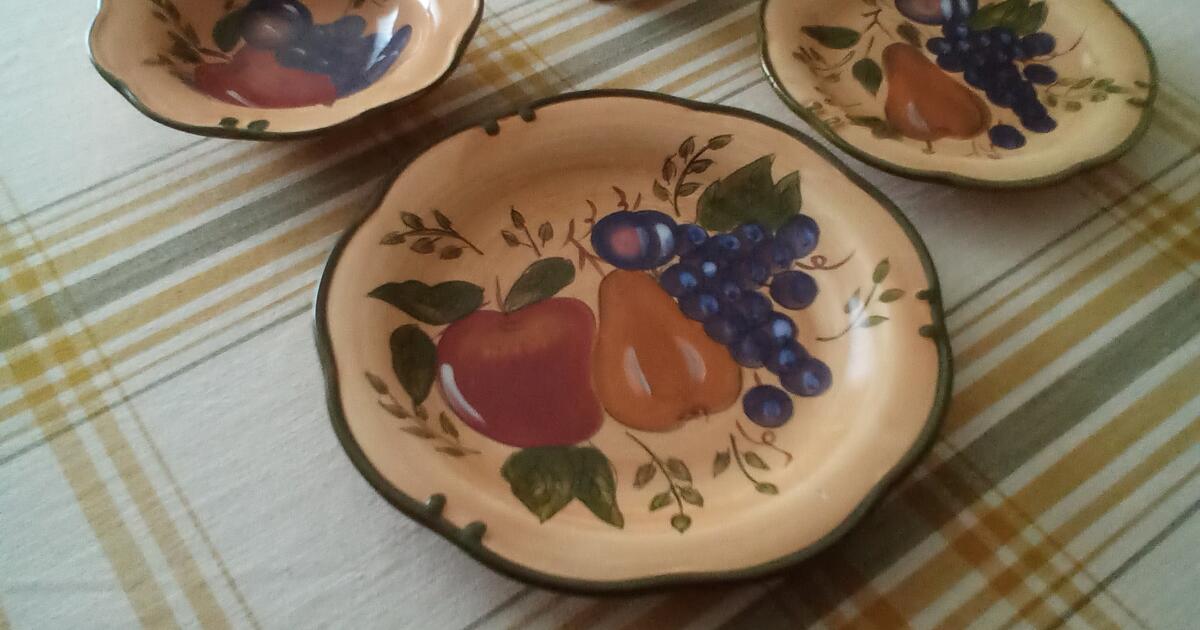 Fruit Pattern Dinnerware Set for Free in East Haven, CT | For Sale & Free — Nextdoor