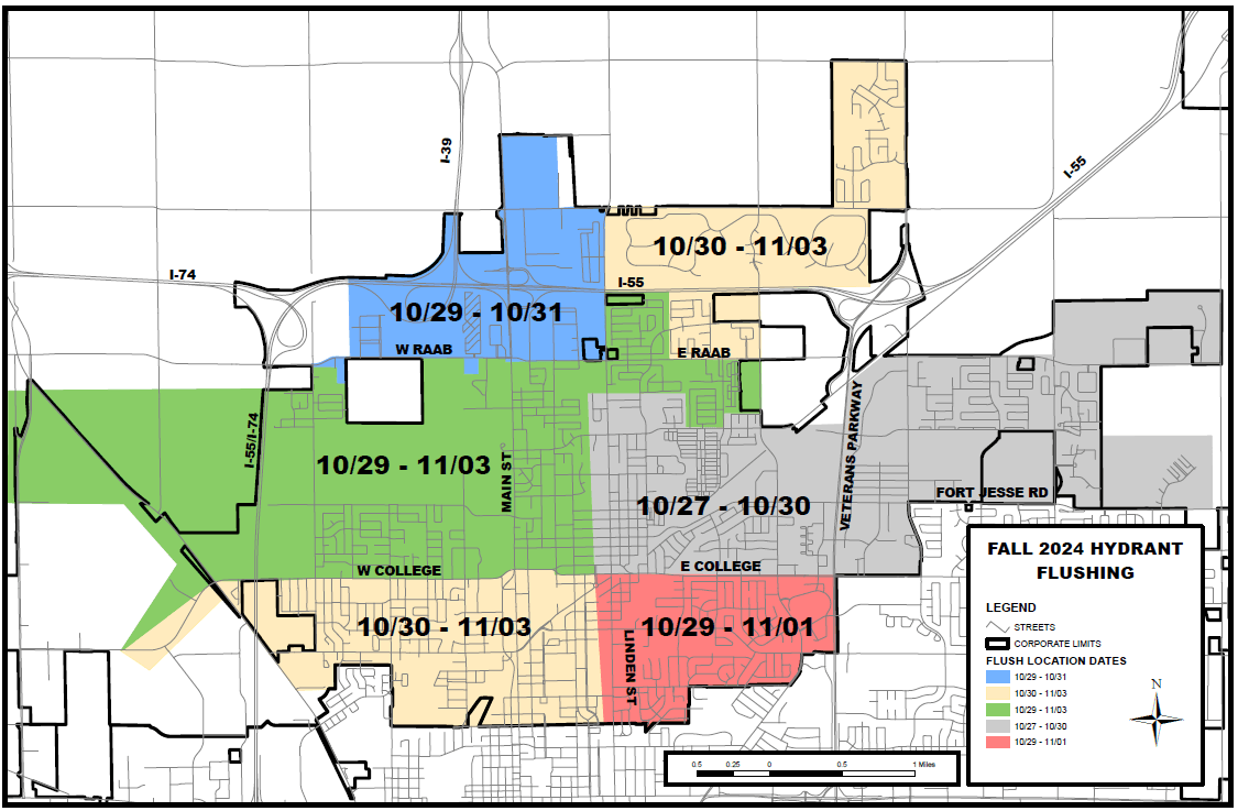 FALL HYDRANT FLUSHING - Fire hydrant flushing is performed by the ...