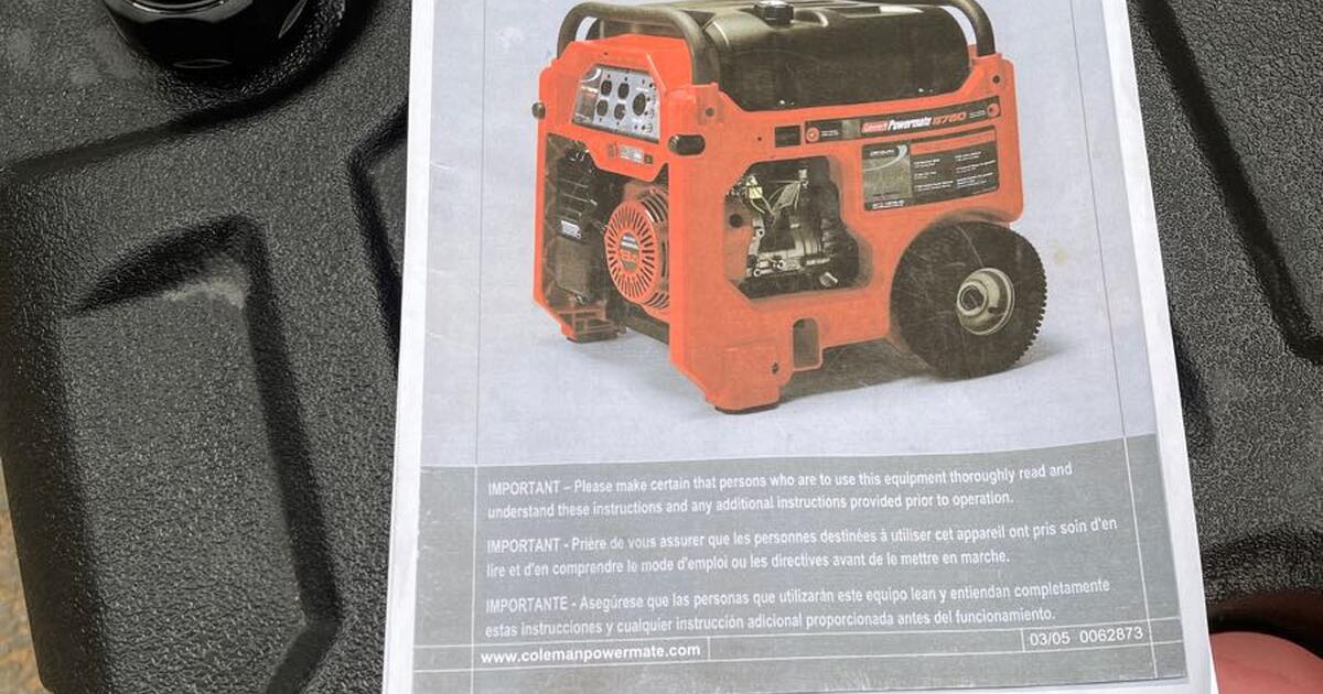 Leaving Arnold 🥲 selling this gently used Coleman Powermate 8750 ...